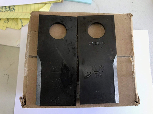 Rhino Disc Mower Blade, 25 Each 00787166 and 00787167 Fits AGM Series ...