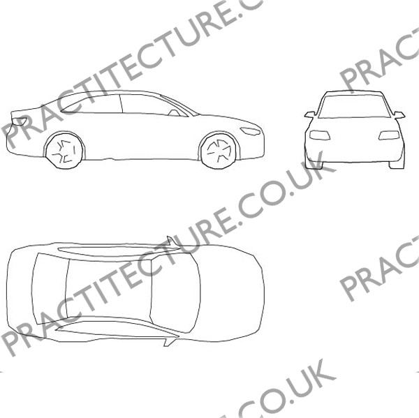 2D Car Object- Archicad Objects .gsm & CAD Blocks | Practitecture 2D Car Object- Archicad Objects .gsm & CAD Blocks | Practitecture