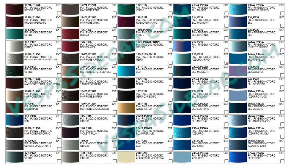 COLORS | Vespa-Sidecar