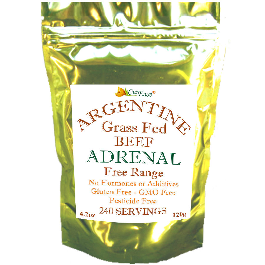 Argentine Beef Adrenal Powder | Grass Fed & Finished | curease