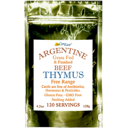 Argentine Beef Thymus Powder | Grass Fed & Finished | curease