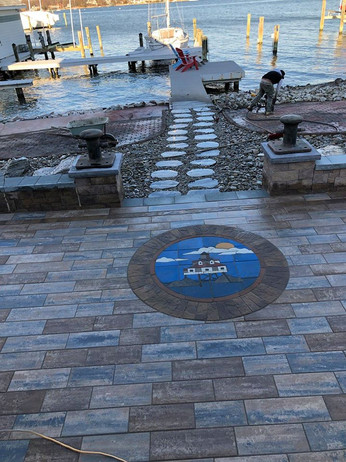 Circular Patio Paver Kits | Nautical Design| Driveway Design Ideas