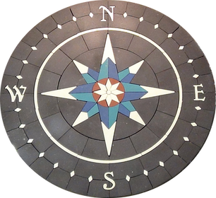 Compass Rose Paver Kit | Compass Designs | Compass Rose