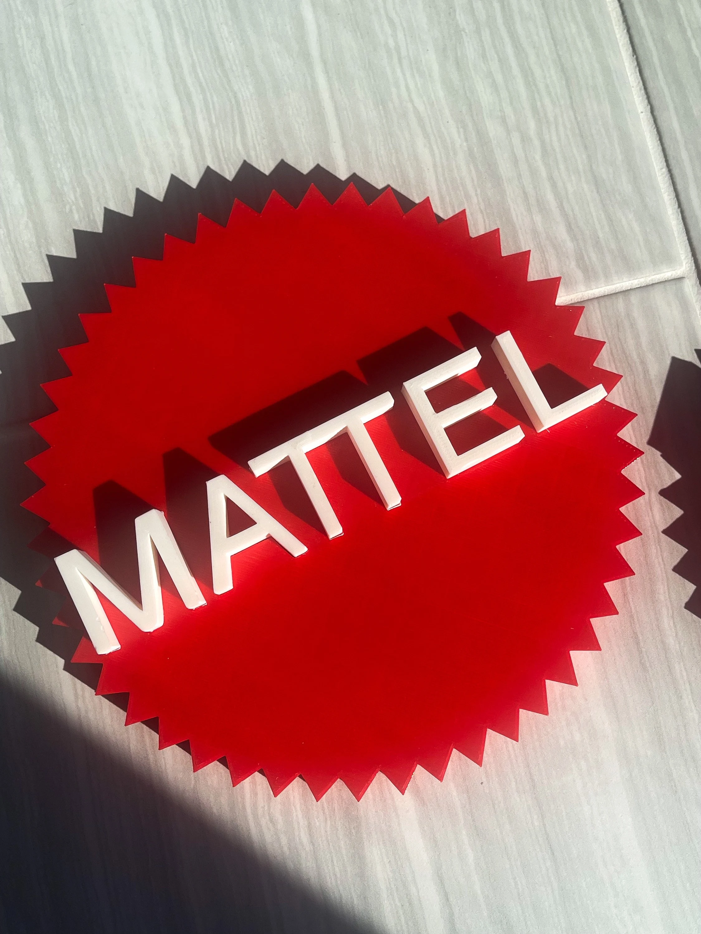 XL Mattel Sign, Barbie, Barbie Inspired Party, Barbie Box | SNAPPEDMEDIA