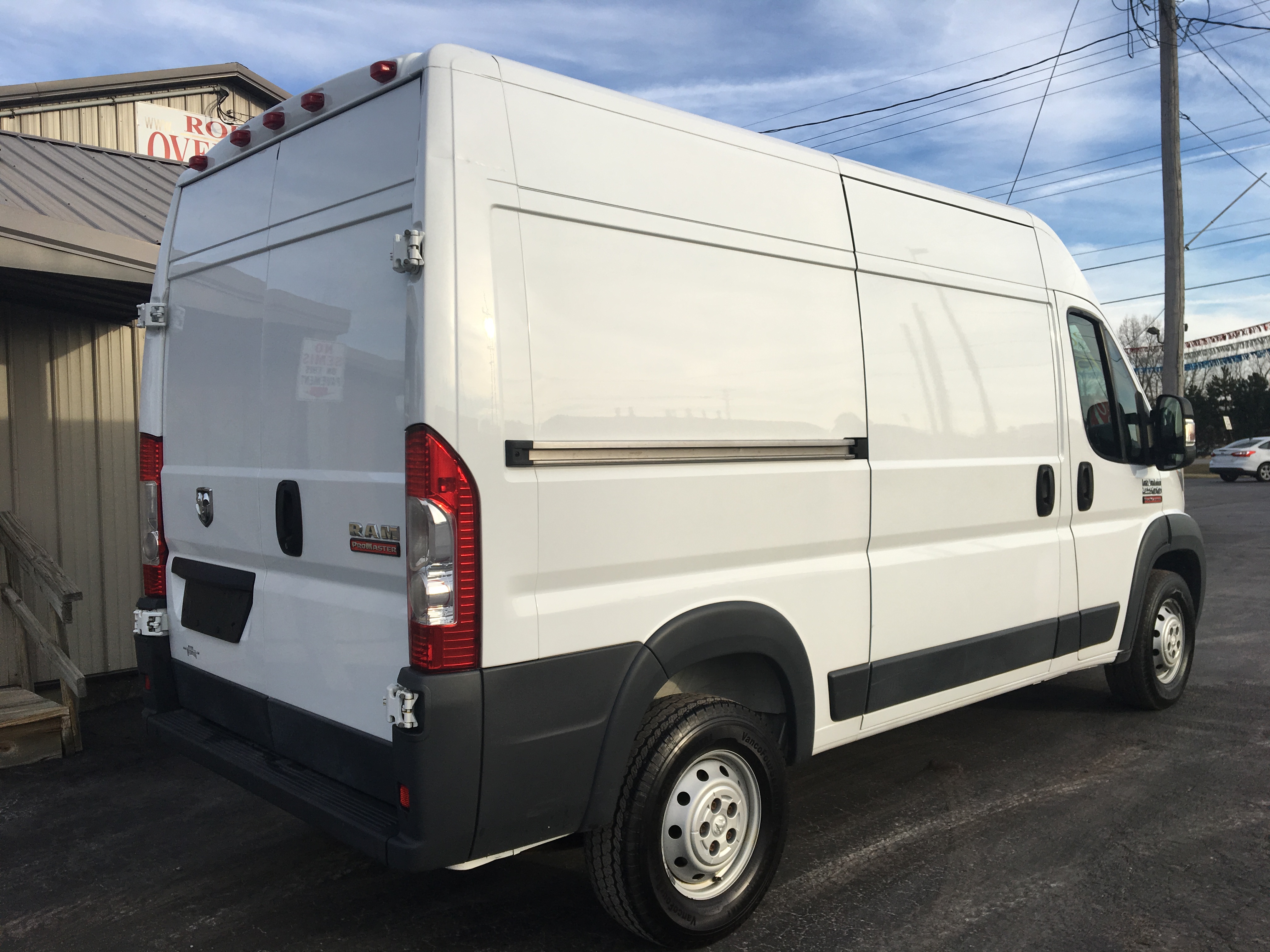 2014 RAM Promaster high Cargo Van offered at Robb Overpass Auto Sales