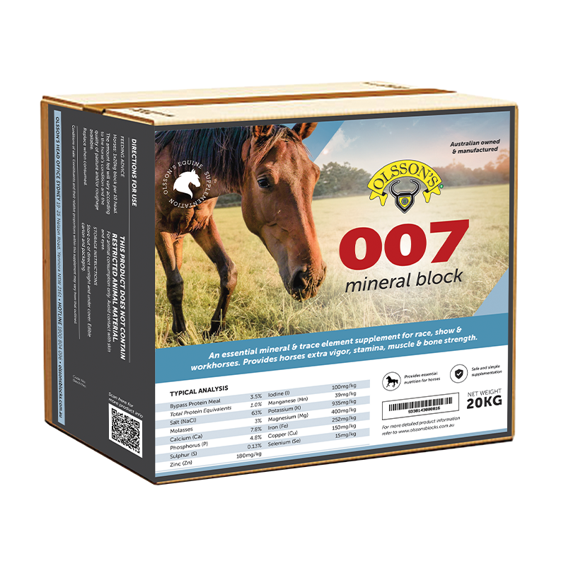 007 Mineral Horse Block