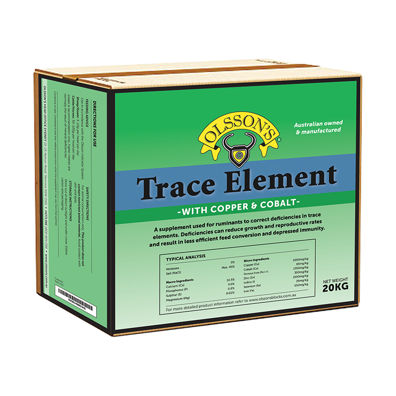 Trace Element Copper and Cobalt