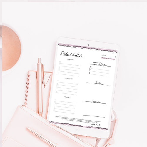 Daily Checklist Printable | Faërie Lifestyle