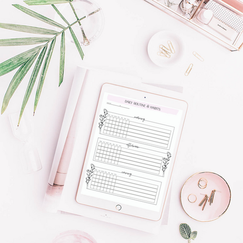 Daily Routine and Habits Planner | Faërie Lifestyle