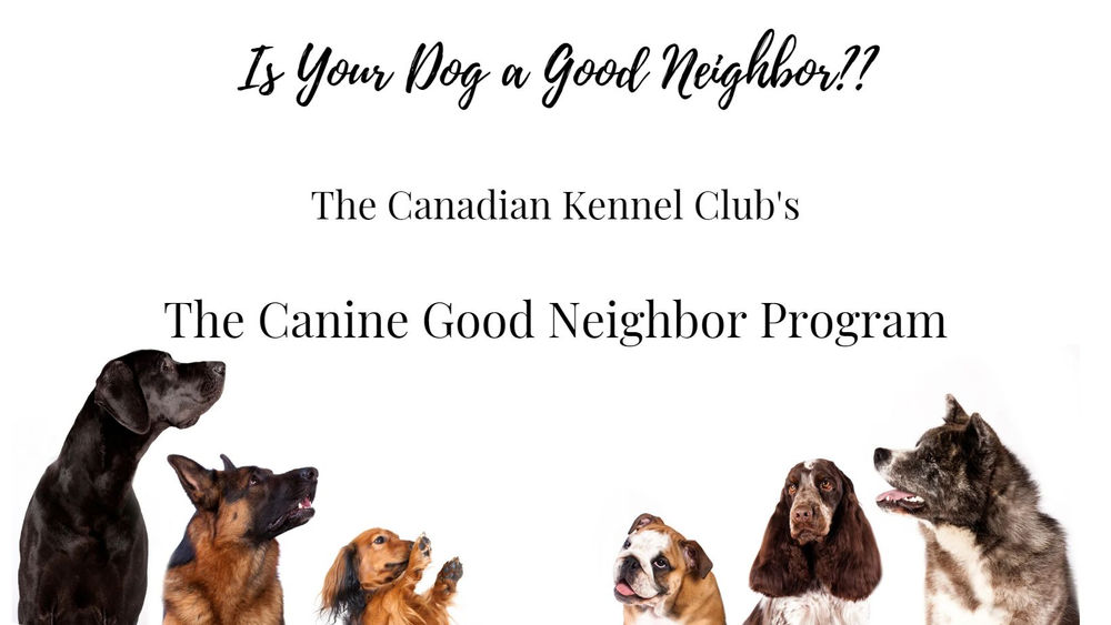 Is Your Dog a "Good Neighbor"?
