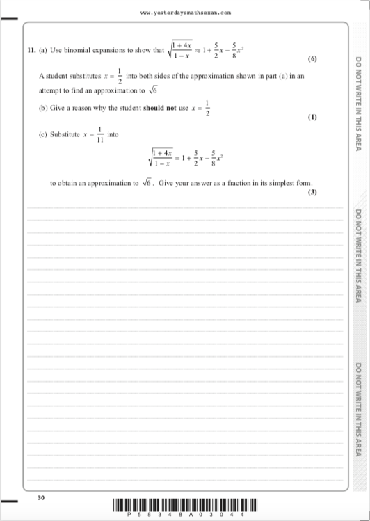 A level Revision | Yesterday's Maths Exam