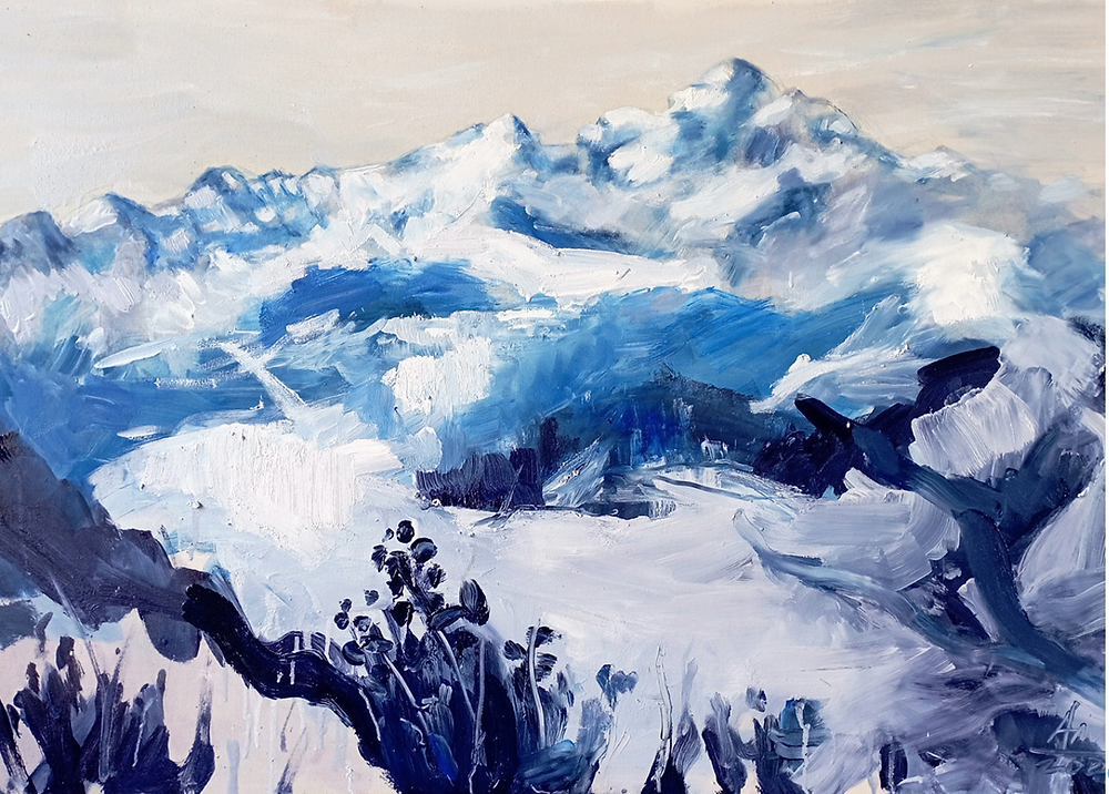 CULTURA. ANA MAORAD EXPONE “TEMAS RECURRENTES”. SUS SUEÑOS AZULES EN EL ...