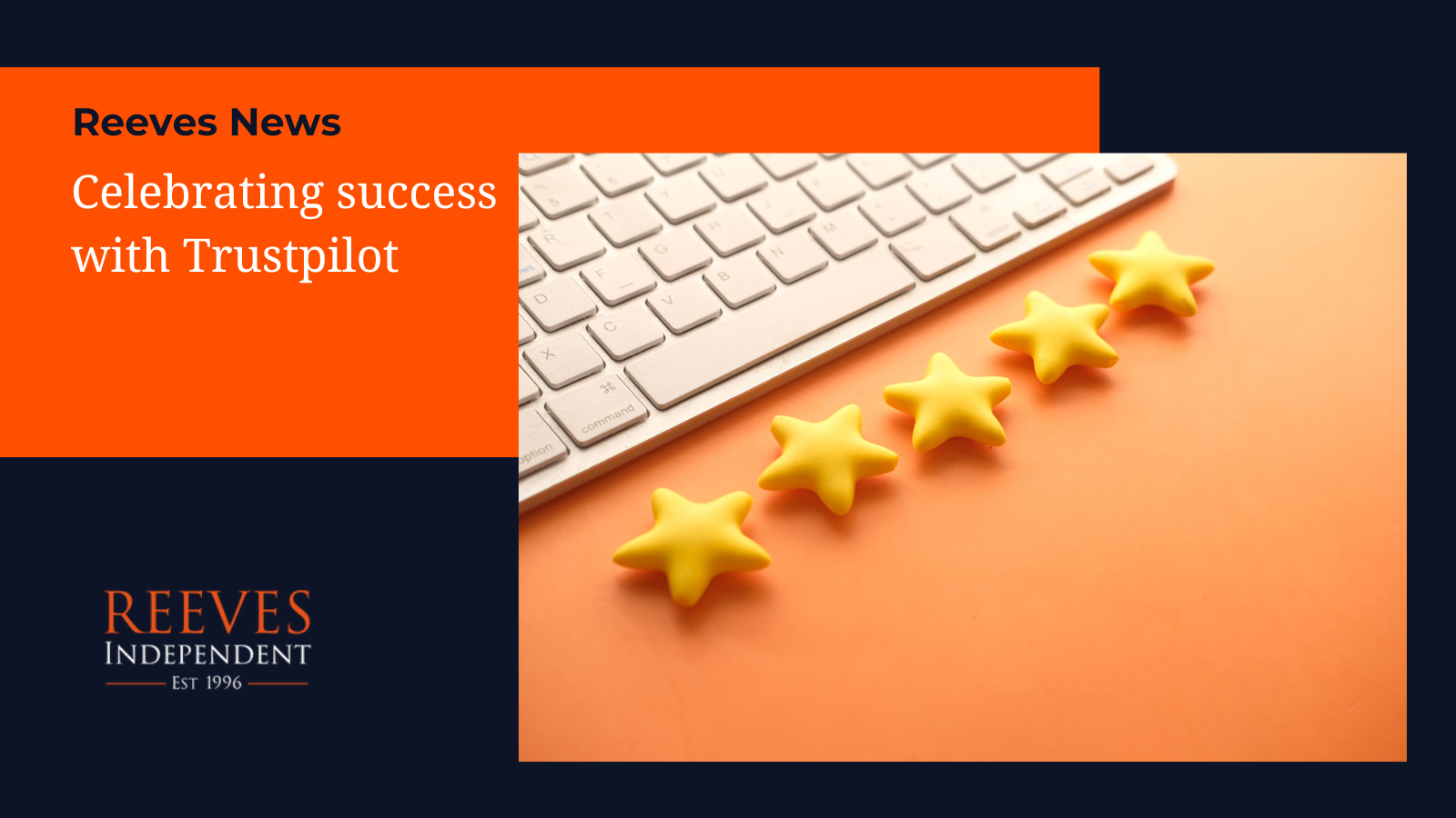 Celebrating success with Trustpilot