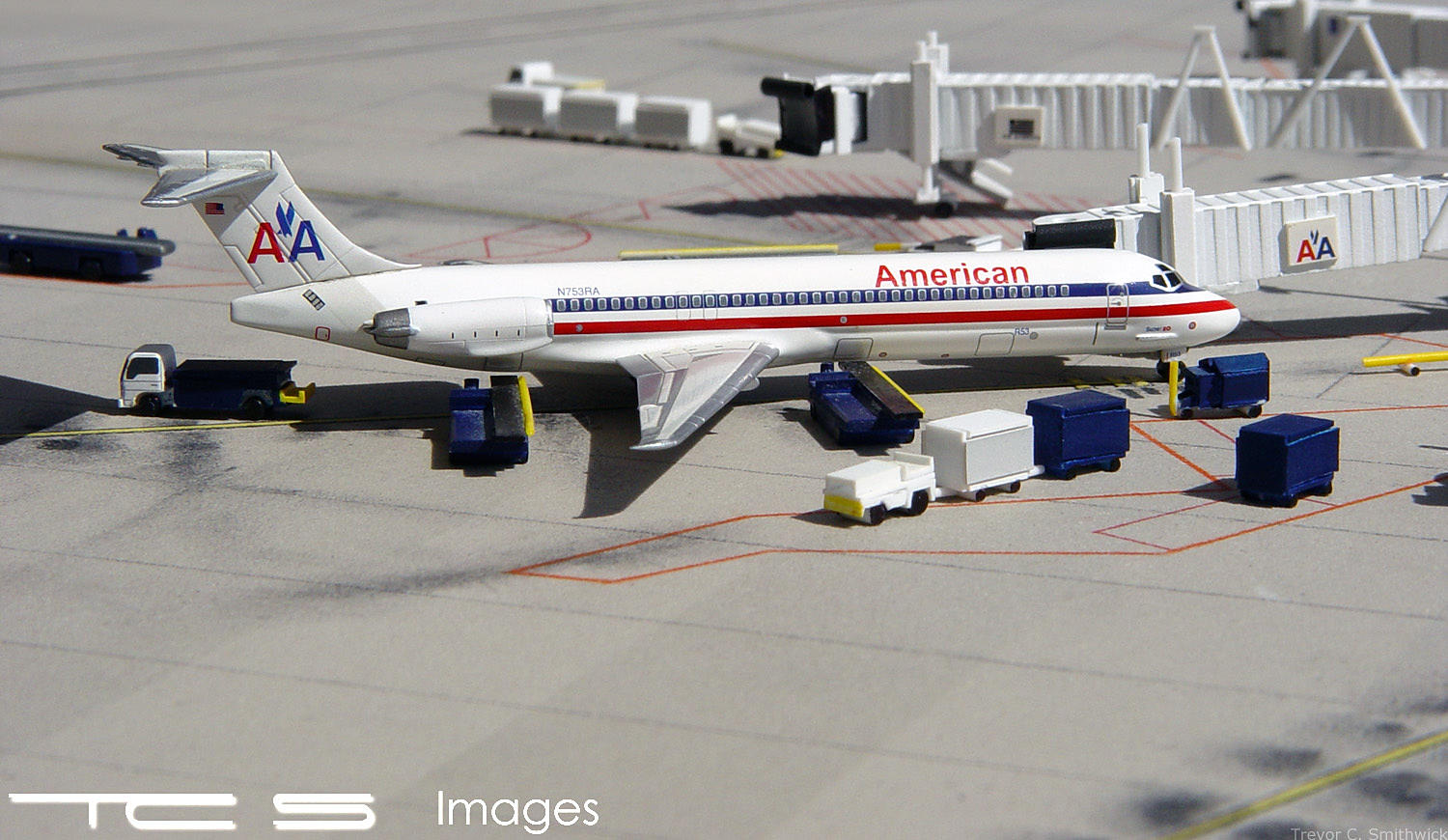 * Dragon Wings, American Airlines MD-87, up close... - DA.C