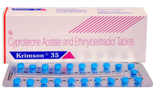 Krimson 35 (Ethinylestradiol 0.035 mg, Cyproterone Acetate 2mg) x 21 ...