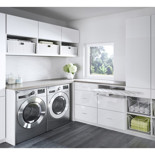 120" Corner Laundry Unit | Closet Design Group
