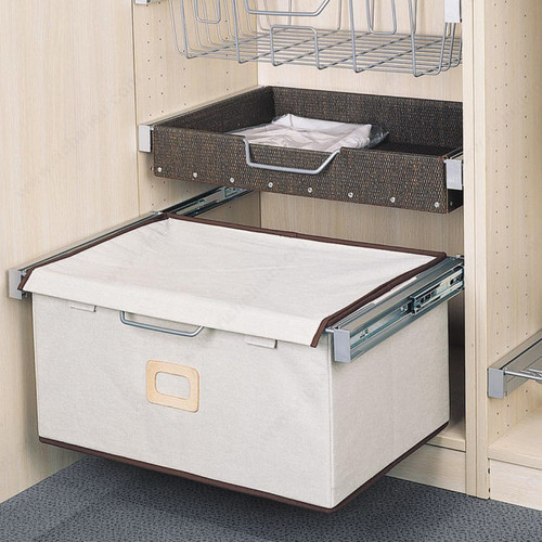 Fabric Pull Out Drawer | Closet Design Group