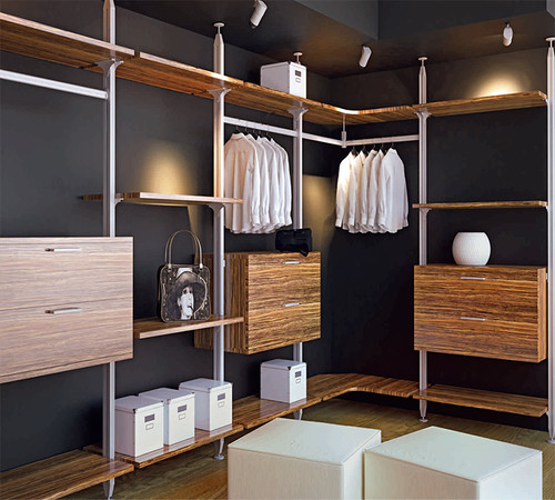 120 x 60" Custom Structural Closet System | Closet Design Group