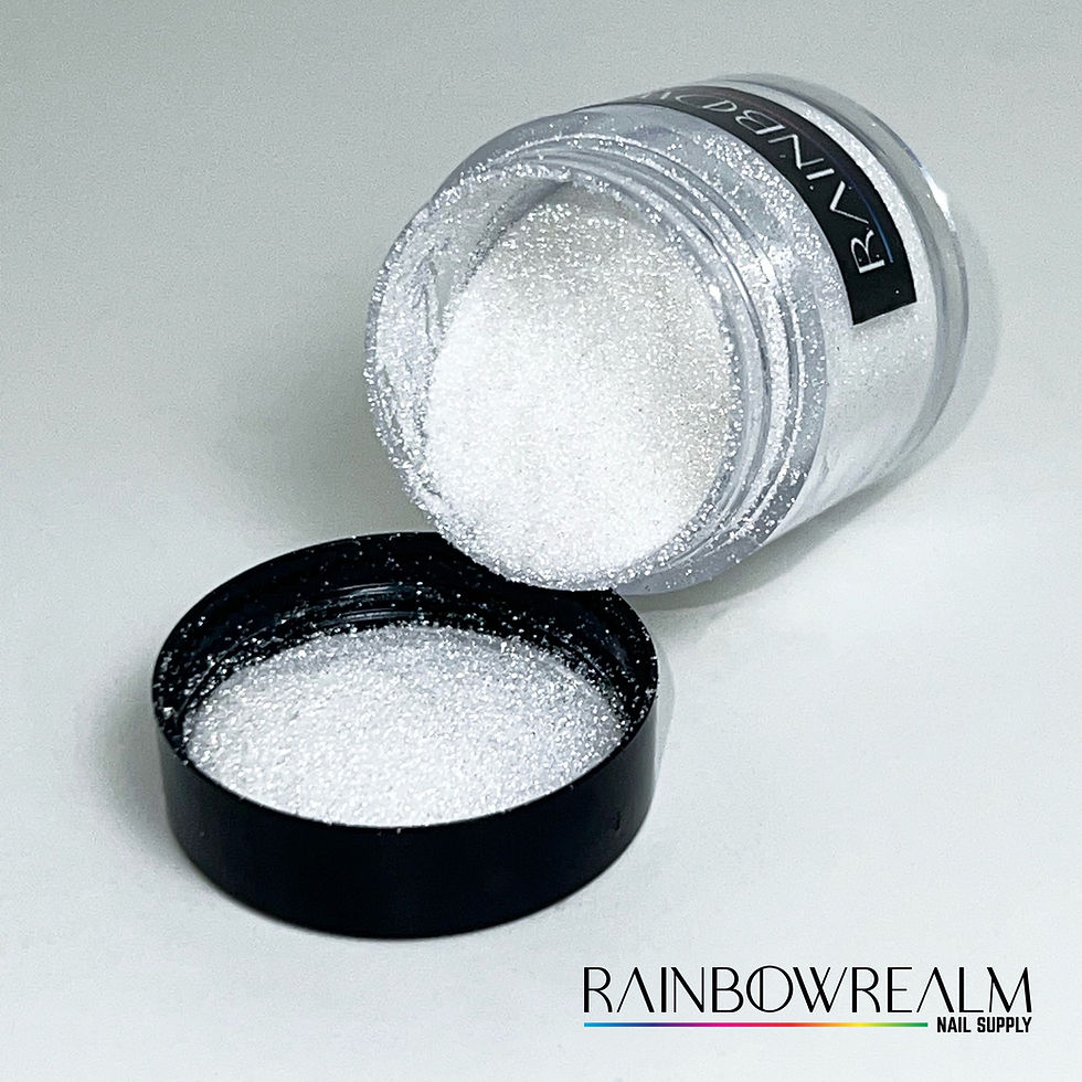 Reflective Fine Glitter -White | RainbowRealm