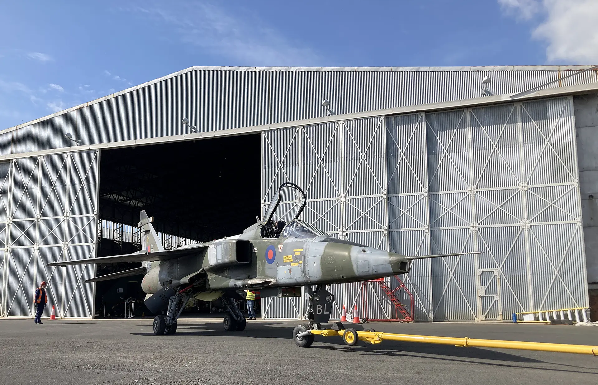 RAF JAGUAR GR.1 Jet XZ389 | Ulster Aviation Society
