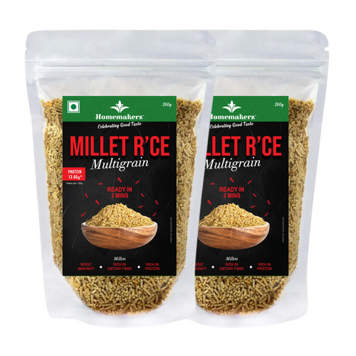 Multigrain Millet Rice Pack of 2 - Rich in Dietary Fibre - 250 gm Each | Homemakerz