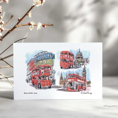 Iconic London buses | CHURCHILL COLLECTION