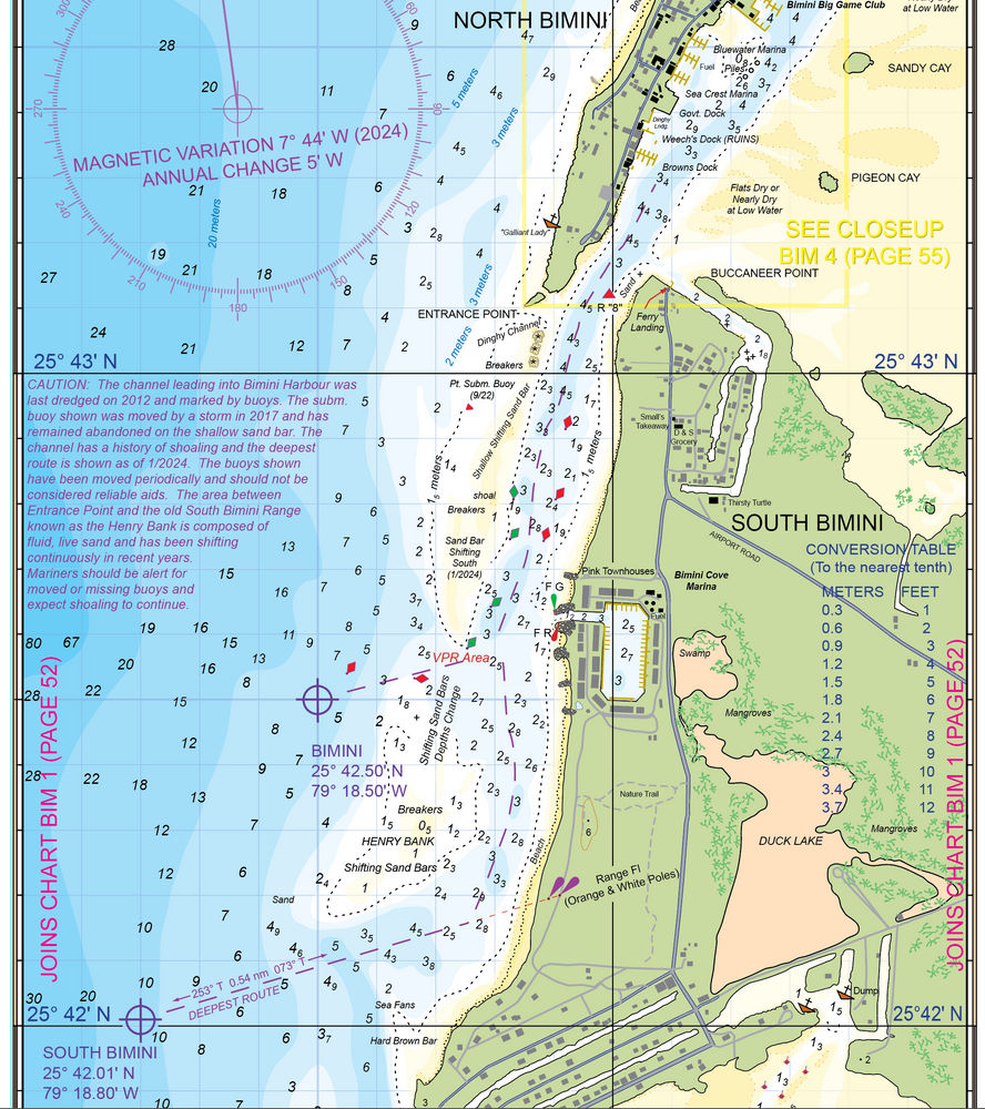 Bimini Channel Update, February 2024 | Explorer Chartbooks
