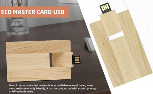 C3-CARD -- Wooden USB Flash Memory 16G | TePee - X Giveaways ...