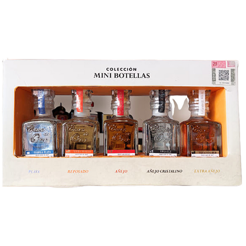 Set 5 Tequila Cava de Oro Mini 50ml | consuvino