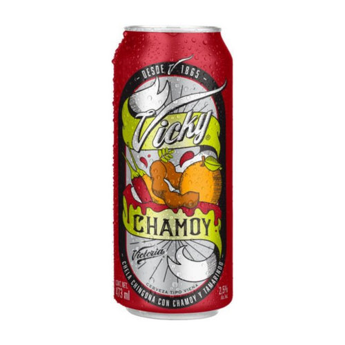 Cerveza Victoria Vicky Chamoy Lata 473ml | consuvino