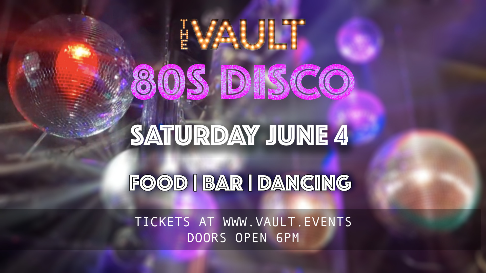 '80s Disco Returns to The Vault | Vault Port Kembla