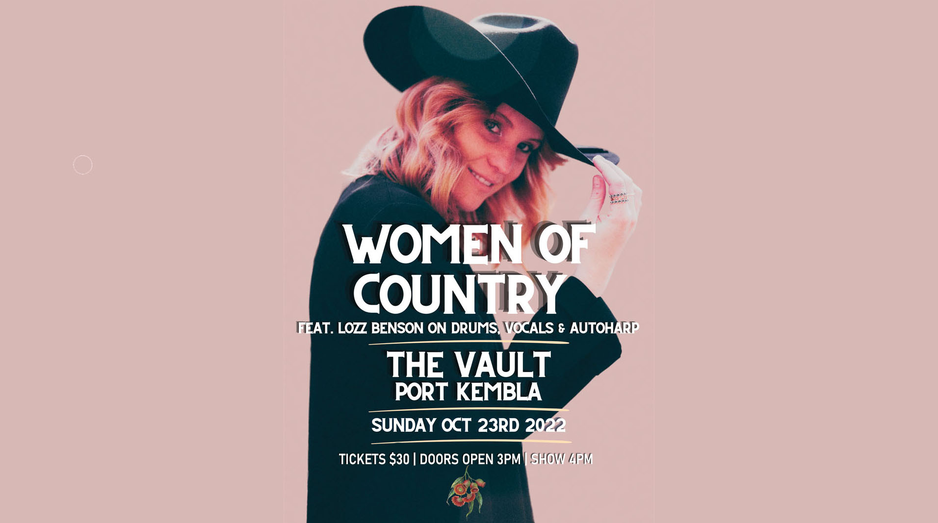 Women of Country featuring Lozz Benson... at The Vault | Vault Port Kembla