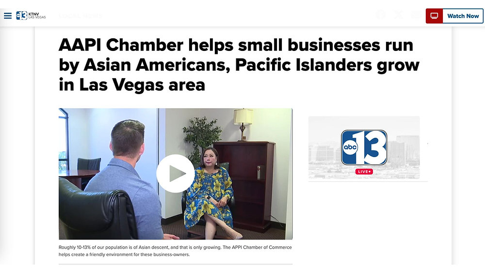 Channel 13: AAPI Chamber helps small businesses run by Asian Americans, Pacific Islanders grow ...