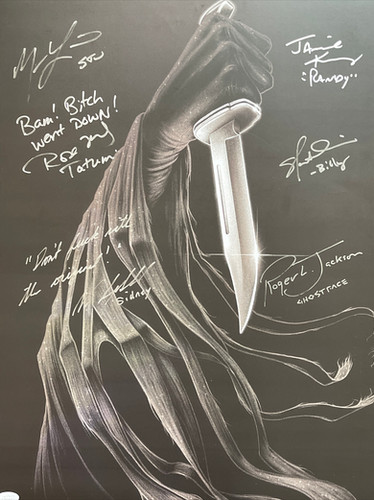 Matt Ryan Tobin Limited 18x24 Scream Print Cast Signed by 6! | Stilt's ...