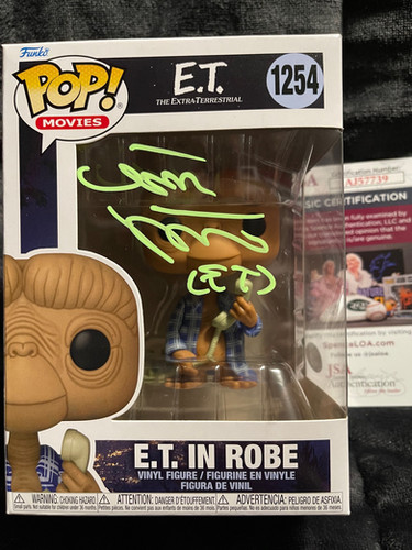 Matthew DeMeritt Signed Funko Pop #1254 E.T. In Robe | Stilt's Collectibles