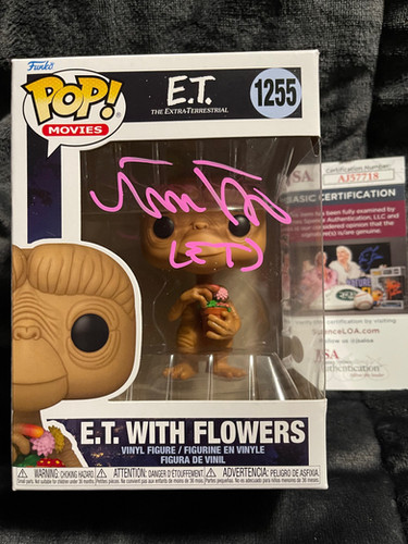Matthew DeMeritt Signed Funko Pop #1255 E.T. With Flowers | Stilt's ...