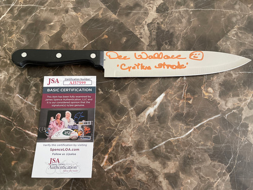 Dee Wallace signed 8 inch REAL KNIFE ROB ZOMBIE HALLOWEEN Cynthia ...