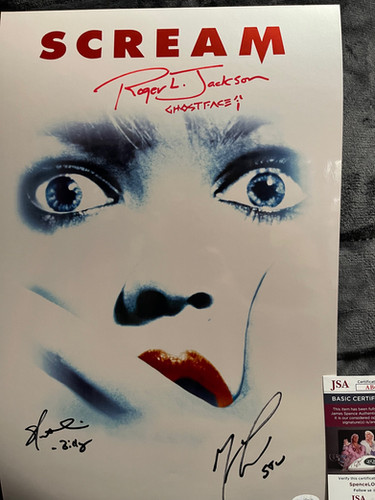 Scream Cast Signed Metallic 12x18 Print | Stilt's Collectibles