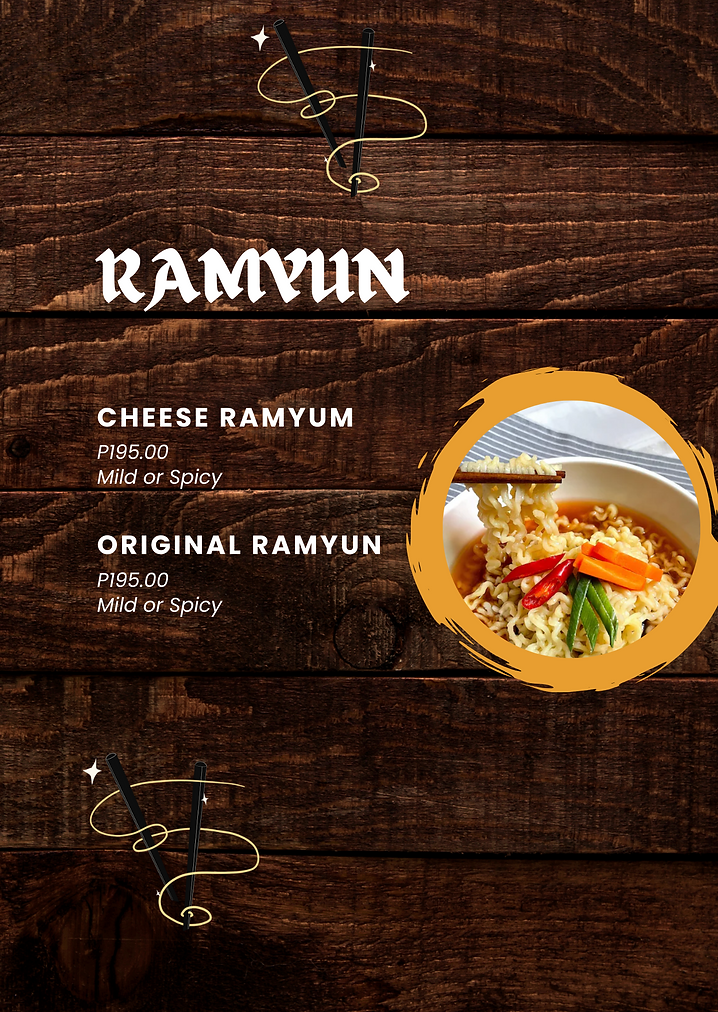 Food Menu | Reca Resort | The Bali of Pampanga