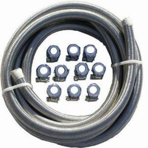RPC 1/4" ID Stainless Steel Braided Fuel Line Kit | Edge Performance Par