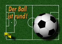 authentic-CARD - Der Ball ist rund | Buecherhalle-Schweiz