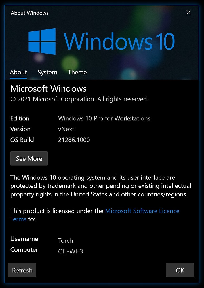 Modern Winver - Pour tout savoir sur votre version de Windows 10 ou 11