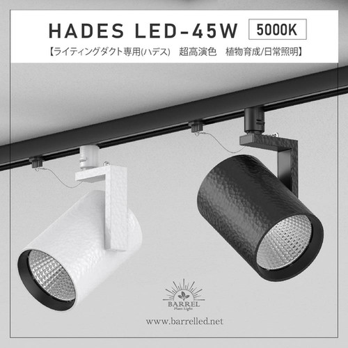 [預訂]Barrel Plant Light - 【HADES LED 45W-3500K/5000K】(黑/白） | GreenCapsule HK