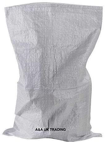 White Woven Rubble Builder Sacks - Heavy-Duty 70x140cm | A&A SUPPLIES UK