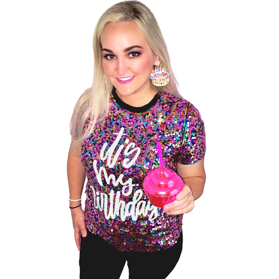 It’s my Birthday Sequin Top | The Twins Shoppe
