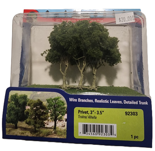 JTT Scenery Pro Elite 2 Pack of 3"-3.5" Privet Trees | 64 Farm Toy Store