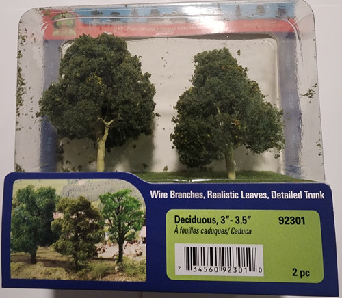 JTT Scenery Pro Elite 2 Pack of 3"-3.5" Deciduous Trees | 64 Farm Toy Store