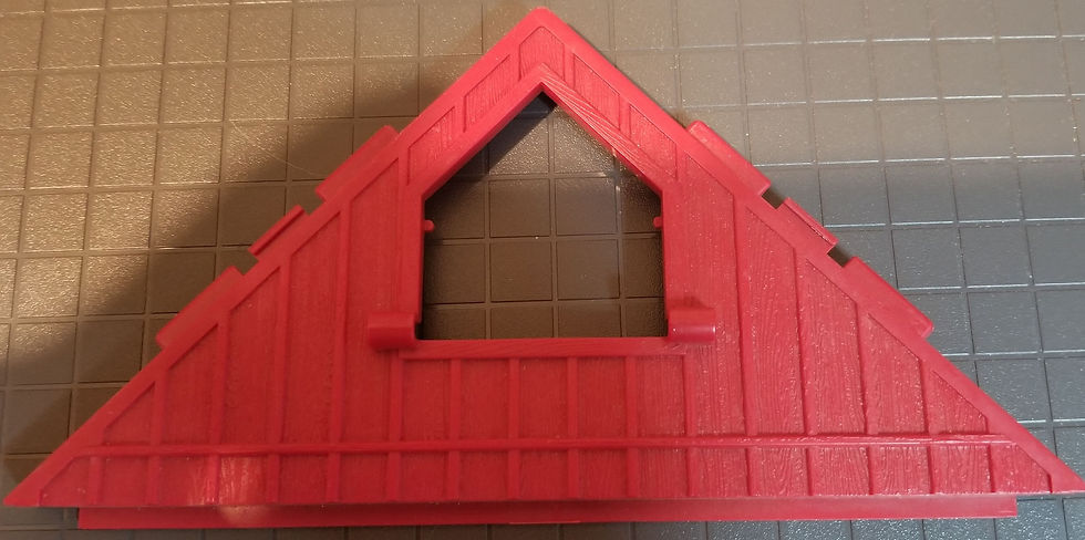 1/64 Ertl Farm Country Red Western Barn Upper Front | 64 Farm Toy Store