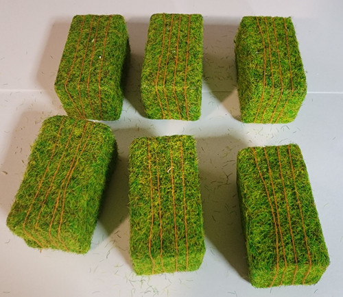 1/64 6 Pack of Custom 4X4X8 Large Fresh Bales | 64 Farm Toy Store