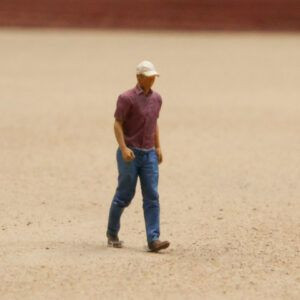 1/64 3D Printed Figure with Cap & Short Sleeves Waling | 64 Farm Toy Store